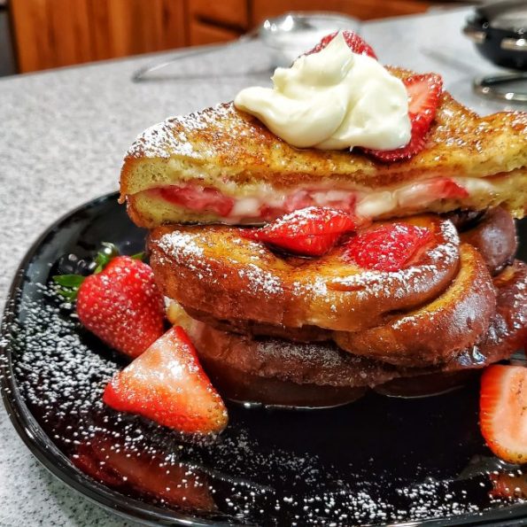 French Toast Heaven: Strawberry Cream Cheese Delight - Smokin' and ...
