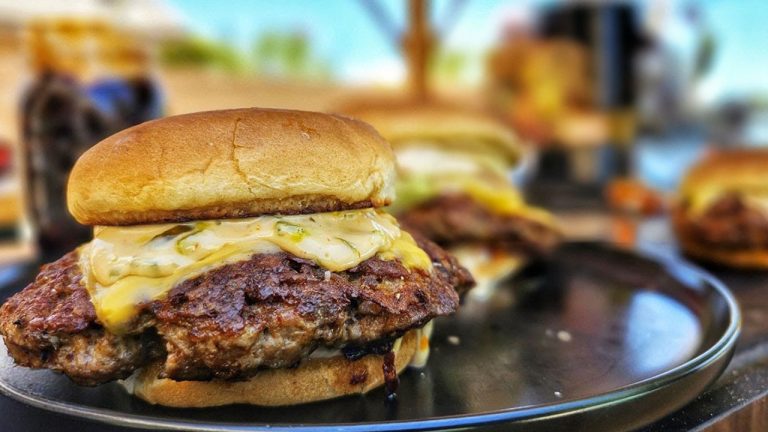 Culinary Adventure: The Best 50/50 Burger with Bacon Jam - Smokin' and ...