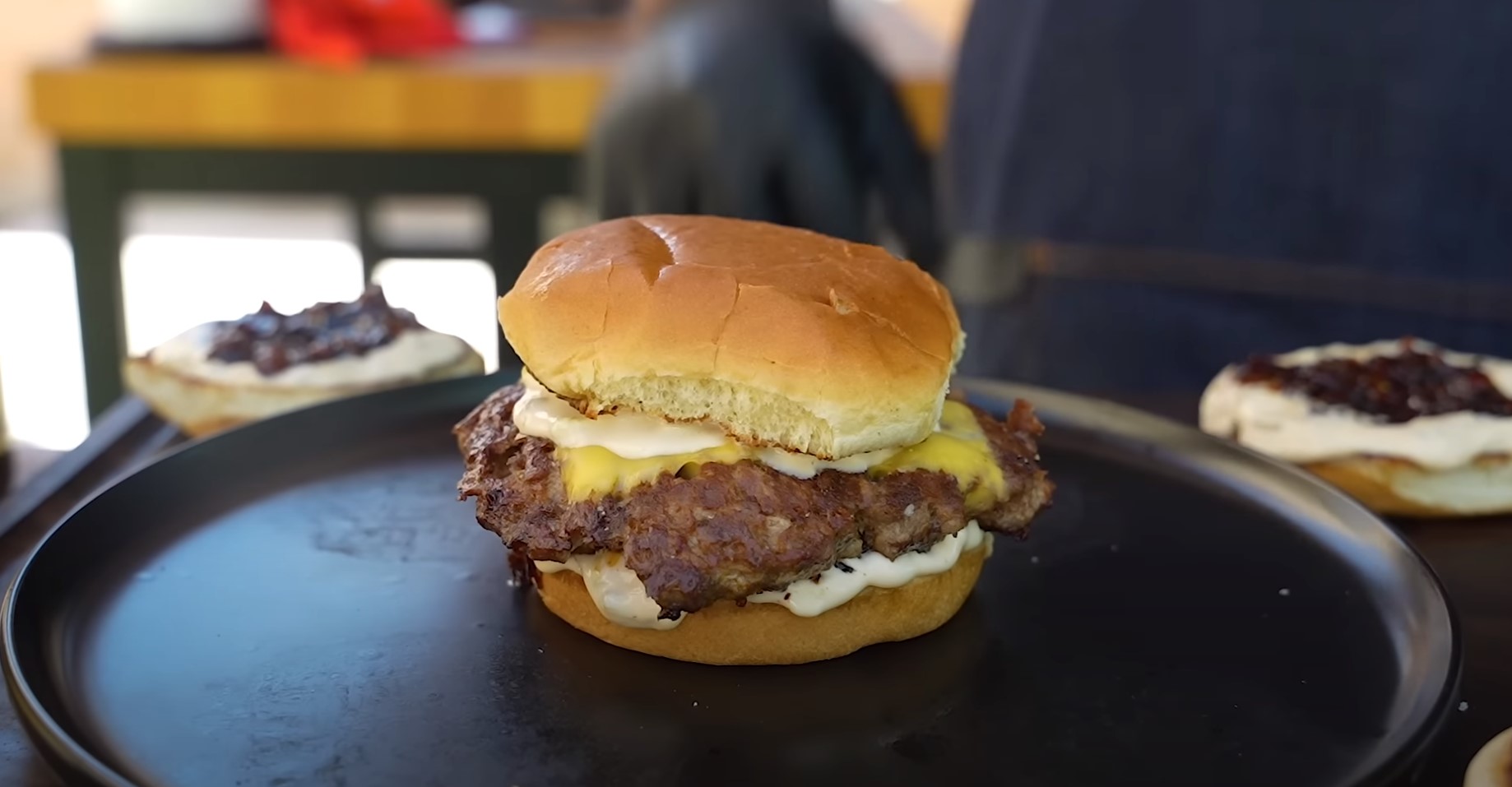 Culinary Adventure: The Best 50/50 Burger with Bacon Jam - Smokin' and ...