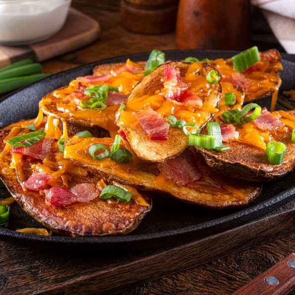 Making Delicious TGI FRIDAY Potato Skins at Home - Smokin' and Grillin ...