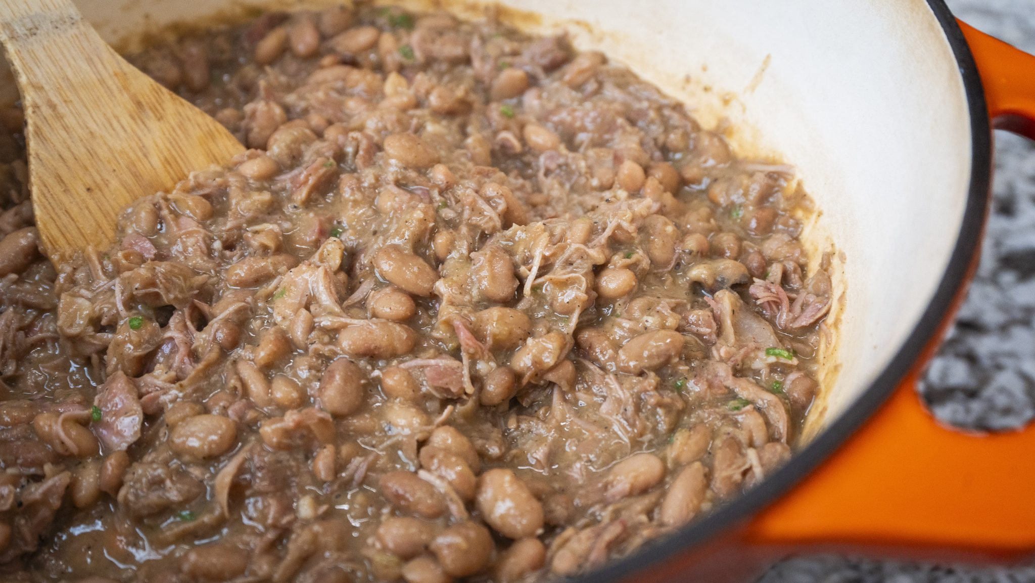 How to Make Southern Style Pinto Beans with Smoked Turkey - Smokin' and ...