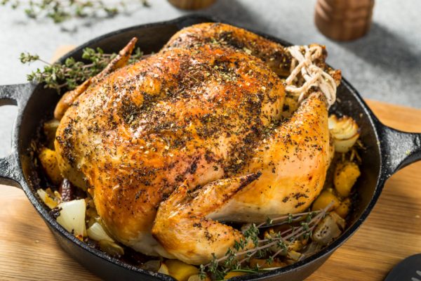 Easy and Delicious Oven Roasted Whole Chicken Recipe - Smokin' and ...