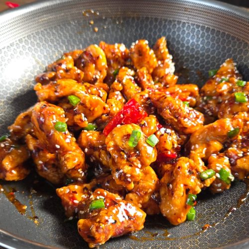 Copycat Spicy Orange Chicken: Better Than Takeout! - Smokin' and ...