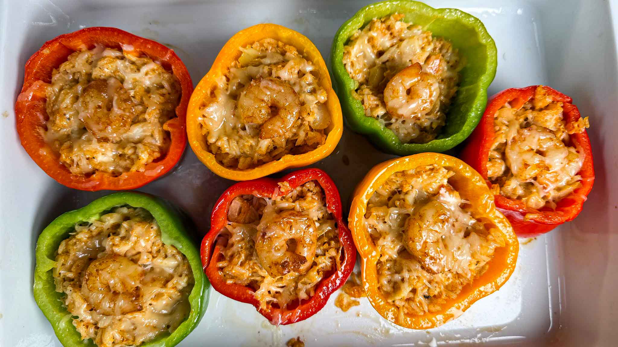 Seafood Stuffed Bell Peppers: The Perfect Comfort Meal - Smokin' and ...
