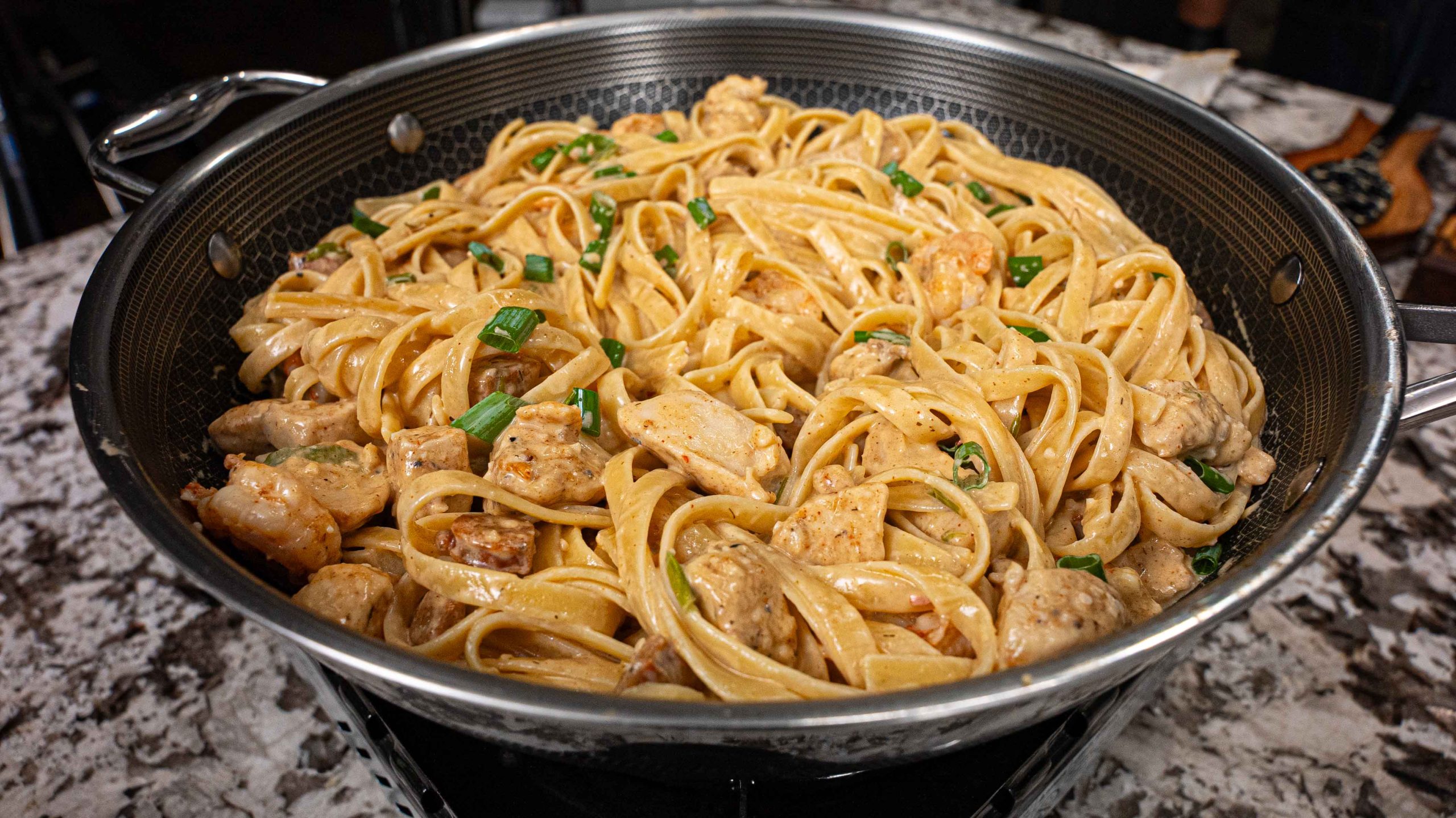 New Orleans Pasta - Try this Creamy Pasta! - Smokin' and Grillin' with AB
