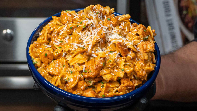 Cajun Chicken Pasta Skillet - Smokin' and Grillin' with AB