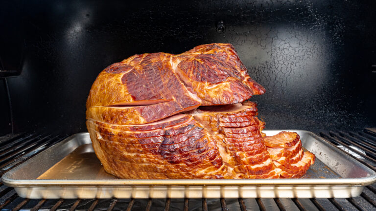 Holiday Glazed Smoked Ham - Smokin' and Grillin' with AB