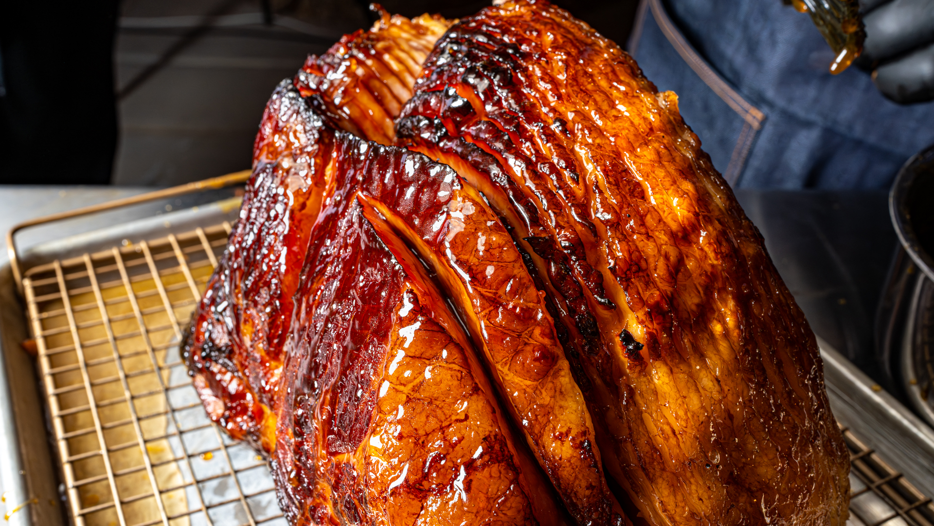 Holiday Glazed Smoked Ham - Smokin' and Grillin' with AB